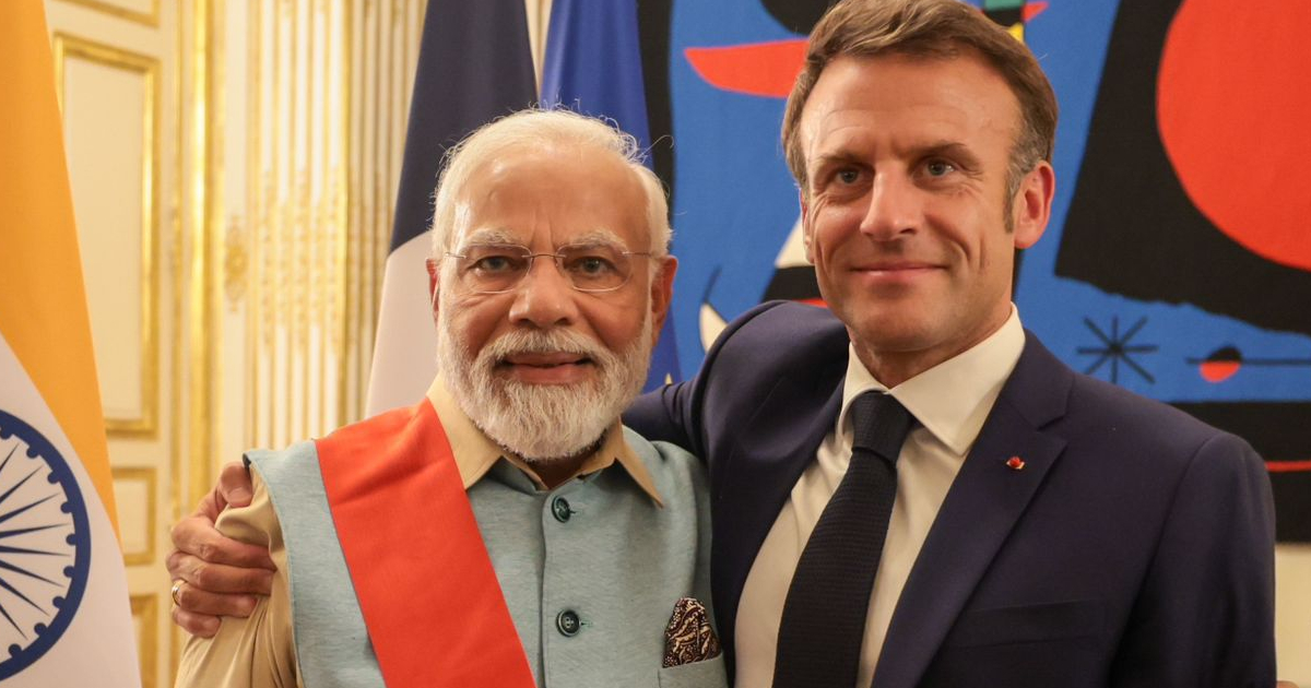 प्रधानमंत्री नरेंद्र मोदी को मिला फ्रांस का सर्वोच्च नागरिक सम्मान ...