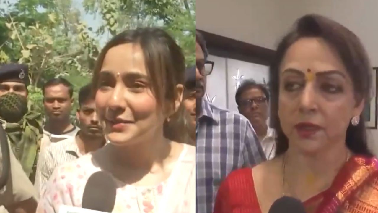 Neha Sharma से लेकर हेमा मालिनी तक, इन सितारों ने डाला वोट - neha ...