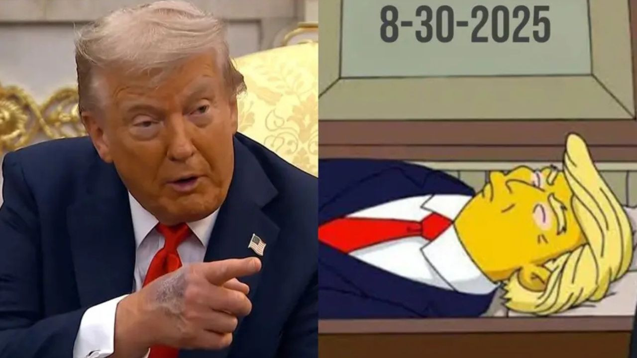 Simpsons ने की थी अगस्त 2025 में ट्रंप की मौत की भविष्यवाणी? और बीमार ...